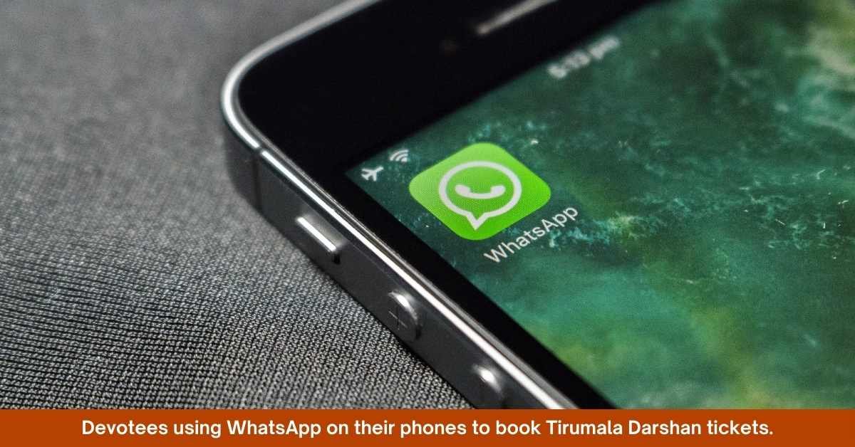 Tirumala Darshan WhatsApp Booking Now Available 'Mana Mitra'