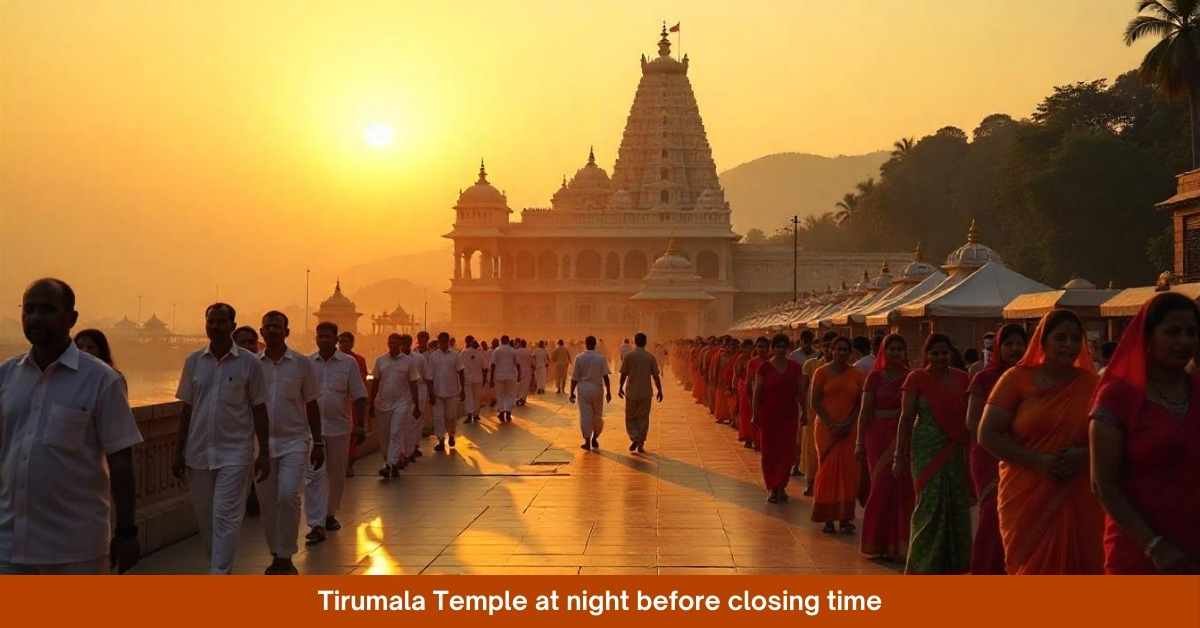 Tirumala Temple Closing Time: Essential Information for Devotees
