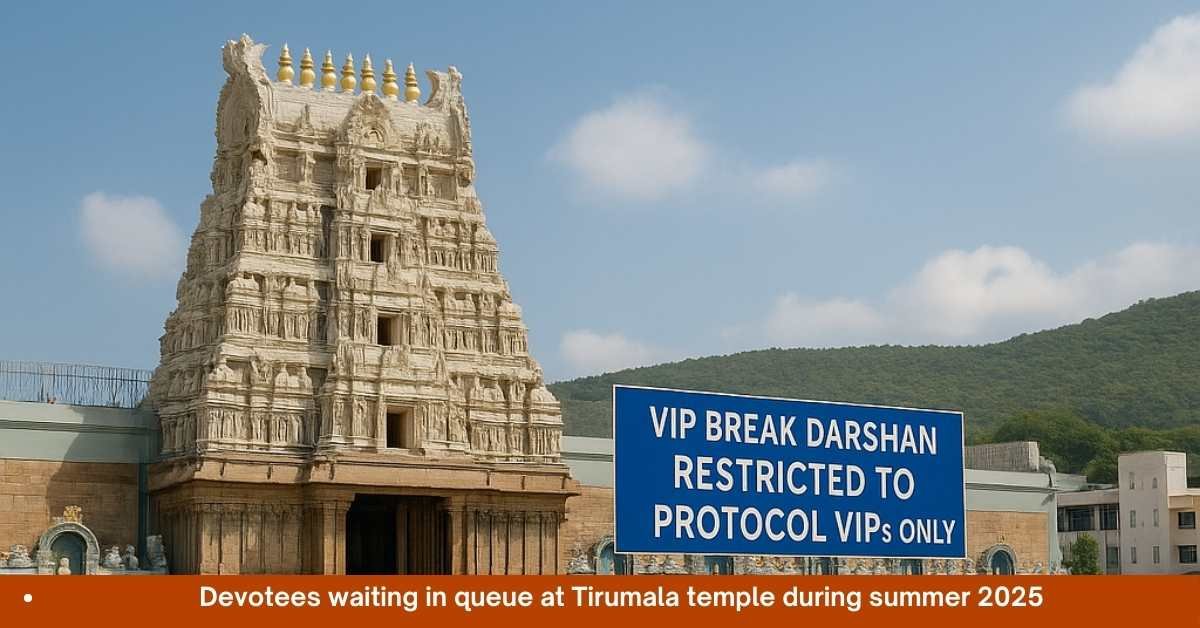 TTD Restricts VIP Break Darshan to Protocol VIPs from May 1 to July 15